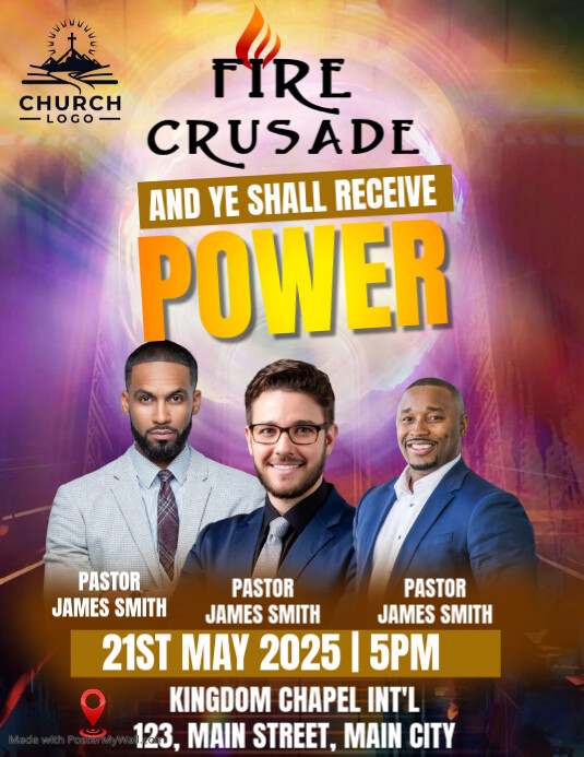 Copy of church conference flyer | PosterMyWall