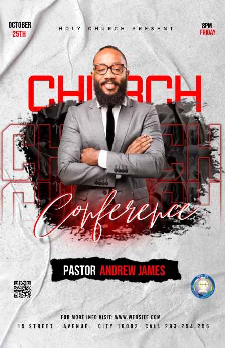 church conference flyer Template | PosterMyWall