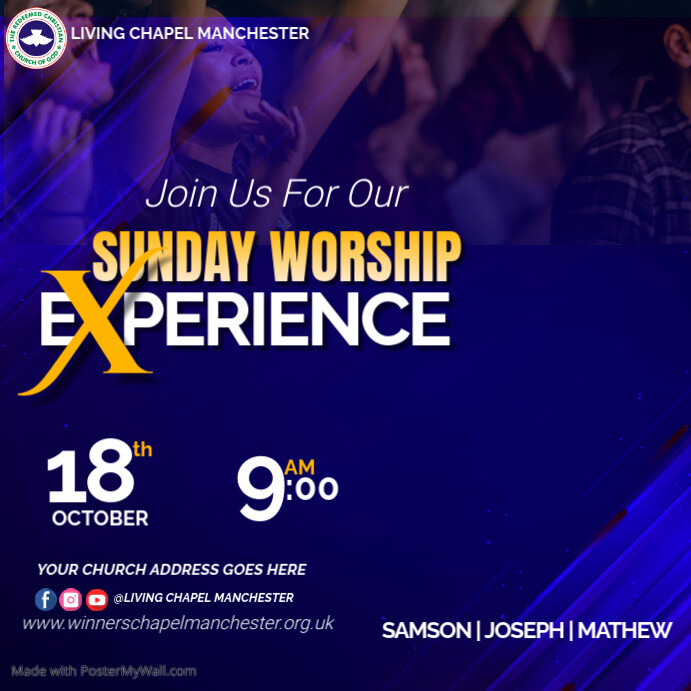 CHURCH CONFERENCE FLYER Template | PosterMyWall