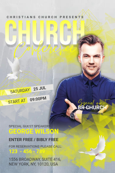Church Conference Flyer Template | PosterMyWall