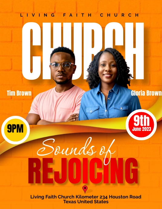 church conference flyer Template | PosterMyWall