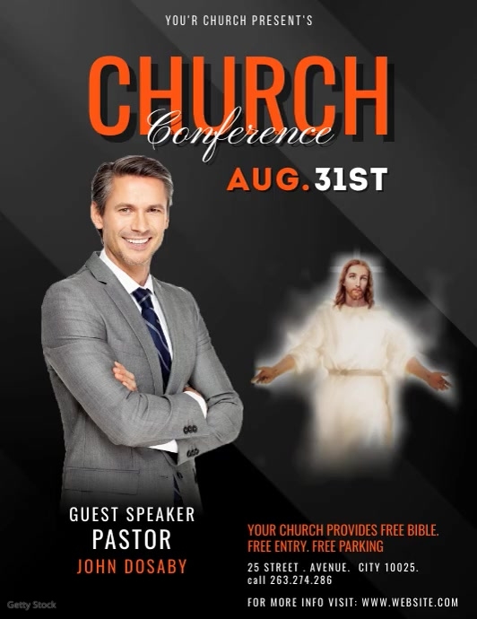 Church Conference Flyer Design Template | PosterMyWall