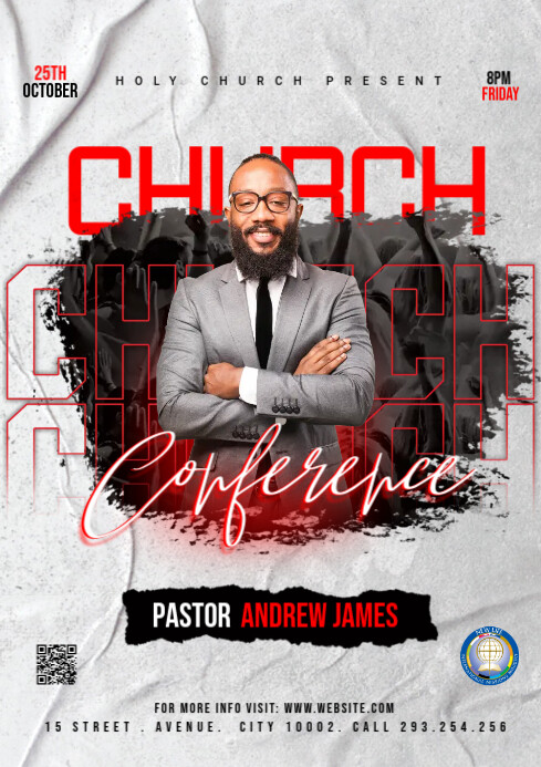 church conference flyer Template | PosterMyWall