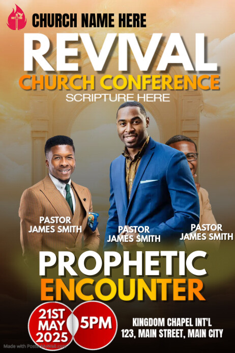 church conference flyer Template | PosterMyWall