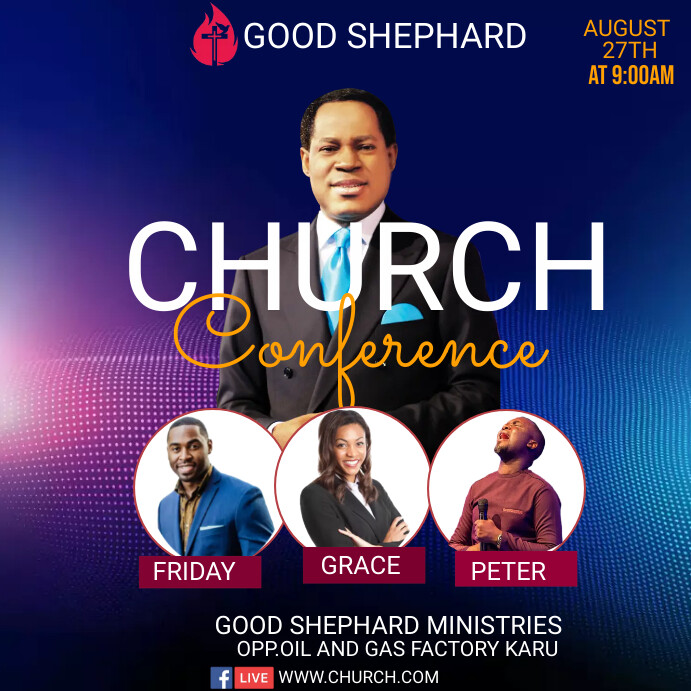 CHURCH CONFERENCE FLYER Template | PosterMyWall