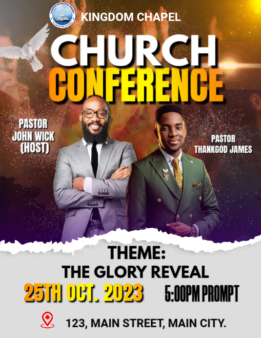church conference flyer Template | PosterMyWall