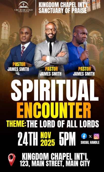 church conference flyer Template | PosterMyWall