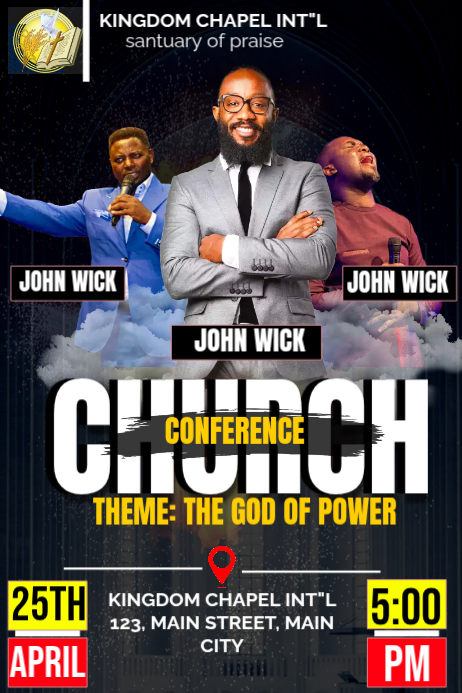 Plantilla de church conference flyer | PosterMyWall