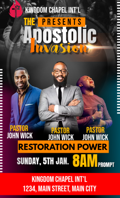 church conference flyer Template | PosterMyWall