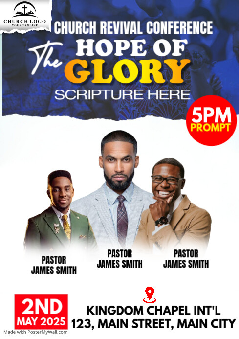 church conference flyer Template | PosterMyWall