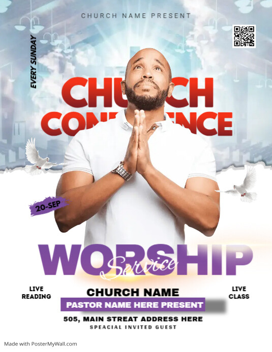 Church Conference Flyer Template | PosterMyWall