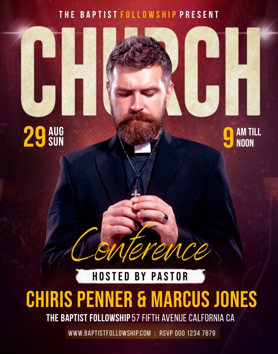 Church Conference Flyer Template | PosterMyWall