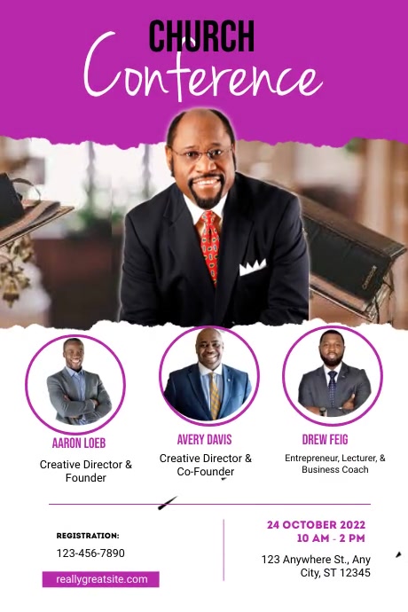 Church Conference Flyer Template | PosterMyWall