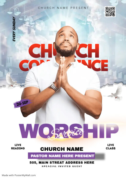 Church Conference Flyer Template | PosterMyWall