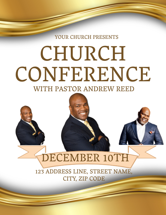 CHURCH CONFERENCE Flyer Template | PosterMyWall