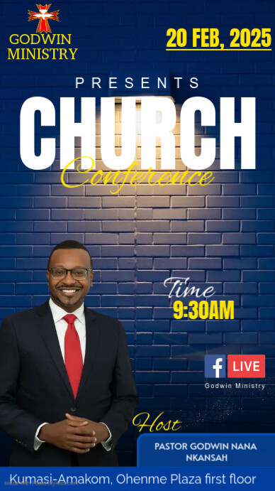 Church Conference instagram story Template | PosterMyWall