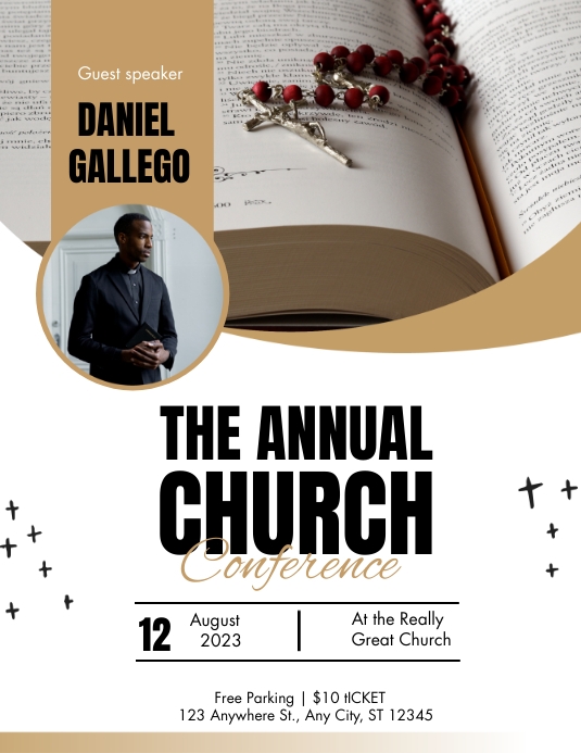 Copy of CHURCH CONFERENCE MEETING | PosterMyWall