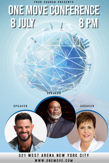 Church Conference MOVE AD FLYER/POSTER BANNER Template | PosterMyWall