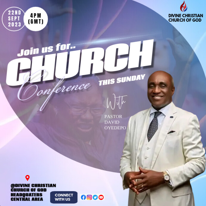 church conference poster Template | PosterMyWall