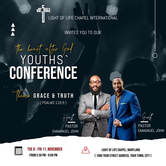 Copy of CHURCH CONFERENCE POSTER | PosterMyWall