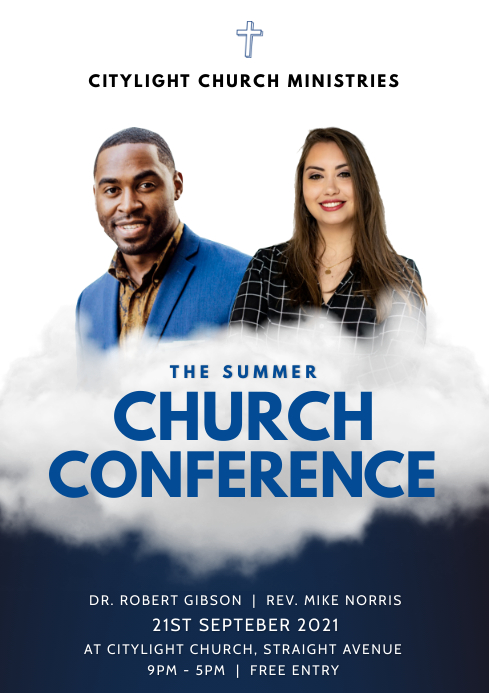 CHURCH CONFERENCE POSTER Template | PosterMyWall