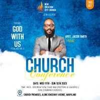 Church conference poster template | PosterMyWall
