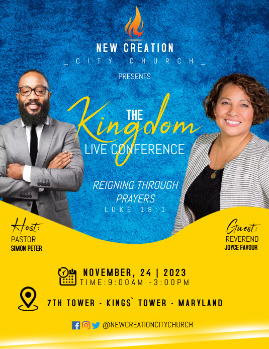 Plantilla de CHURCH CONFERENCE POSTER | PosterMyWall