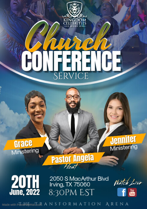 Copy of church CONFERENCE service (3) | PosterMyWall