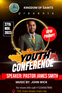 CHURCH NIGHT POSTER TEMPLATE | PosterMyWall