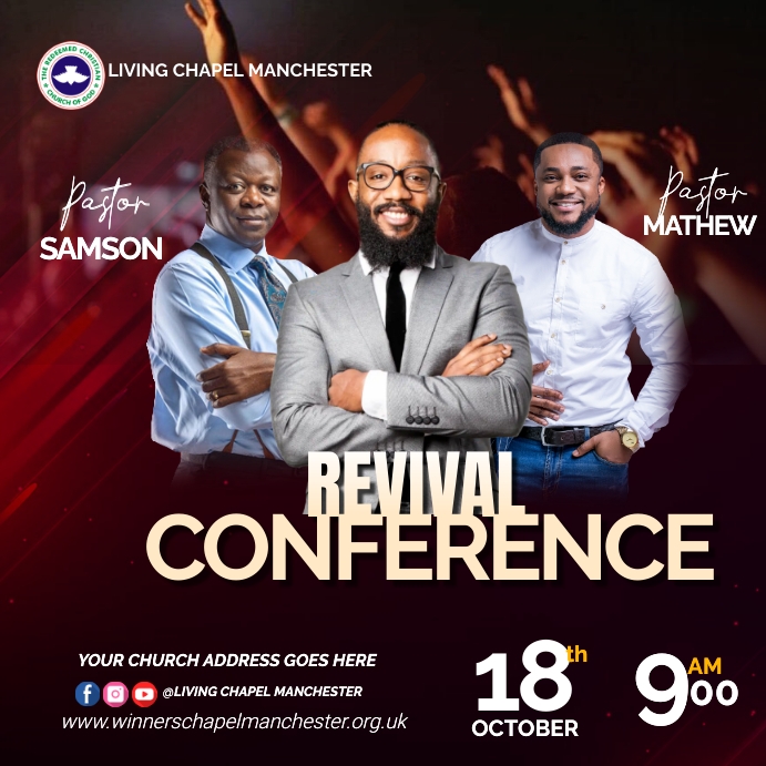 church conference service Template | PosterMyWall