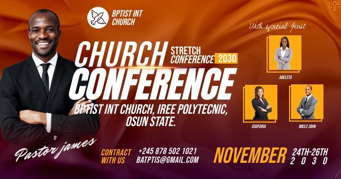 church conference social media ad Template | PosterMyWall