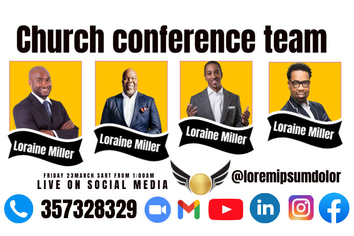 church conference team Template | PosterMyWall