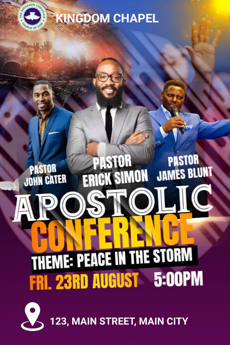 Plantilla de Church conference template (1) | PosterMyWall