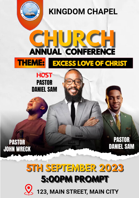 Church conference template (5) | PosterMyWall