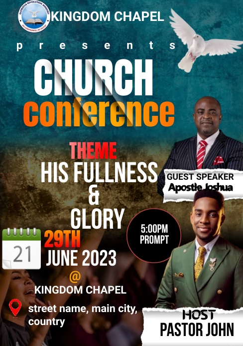 Church conference template | PosterMyWall