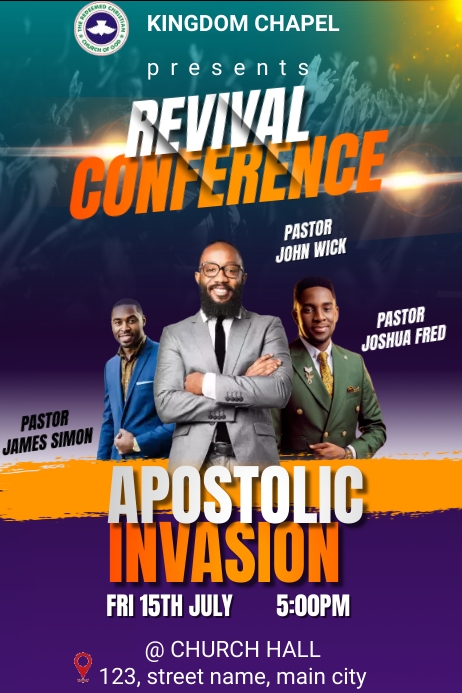 Church conference template | PosterMyWall