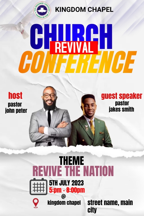 Church conference template | PosterMyWall