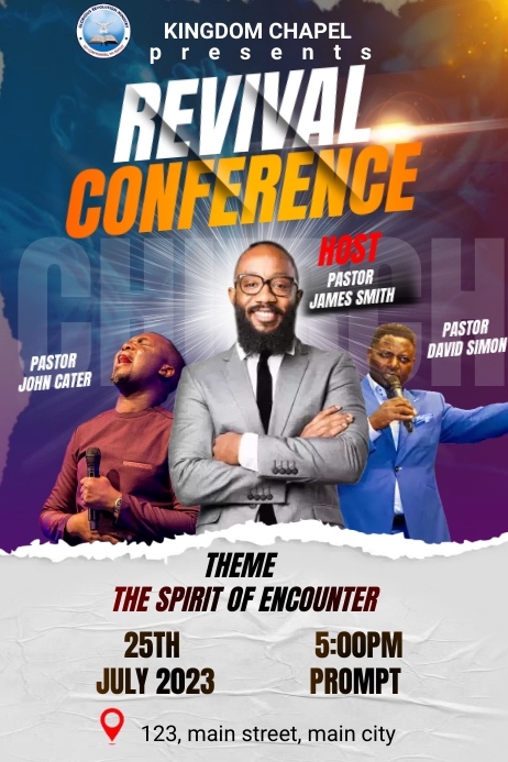 Plantilla de Church conference template | PosterMyWall