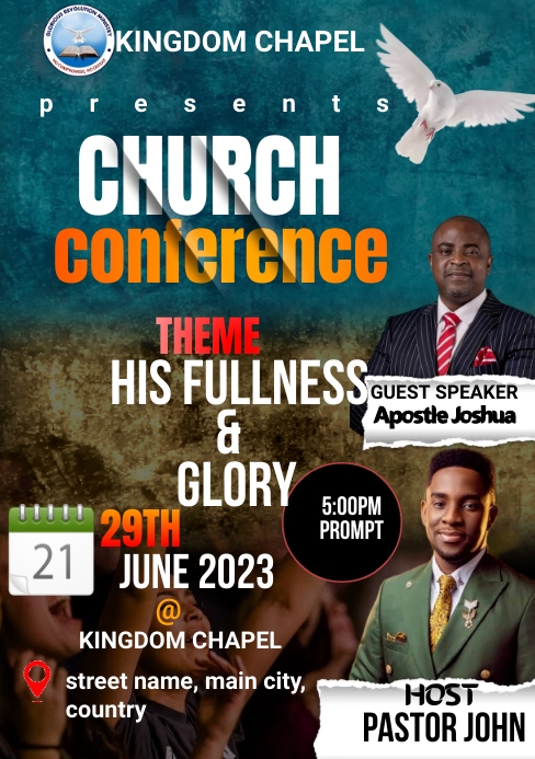 Church conference template | PosterMyWall