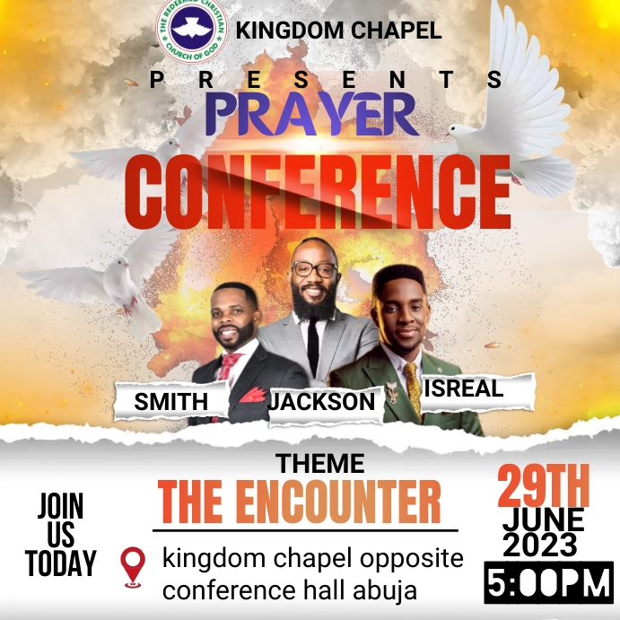 Church conference template | PosterMyWall