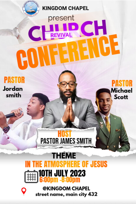 Church conference template | PosterMyWall