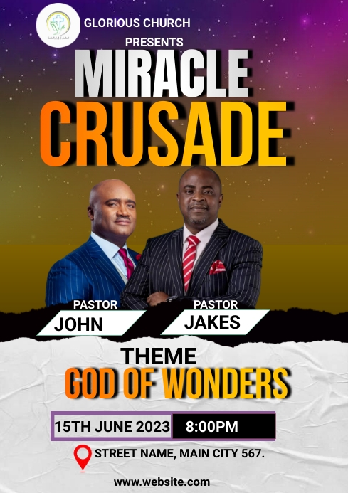 Church conference template | PosterMyWall