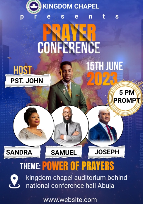Church conference template | PosterMyWall