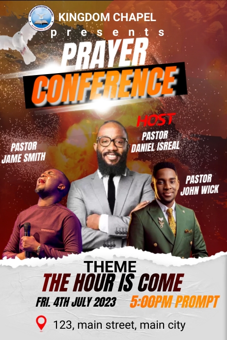 Church conference template | PosterMyWall