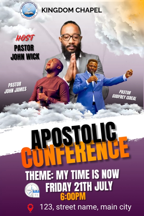 Church conference template | PosterMyWall