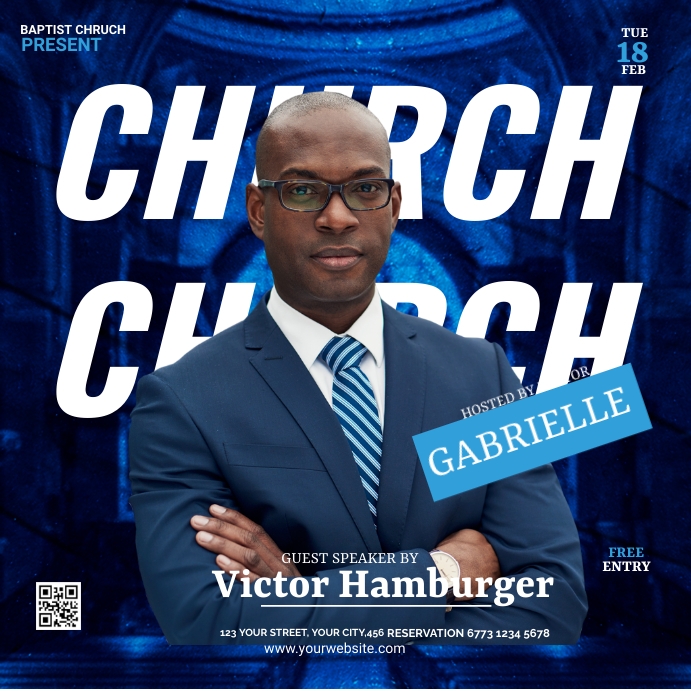 Church Conference Template | PosterMyWall