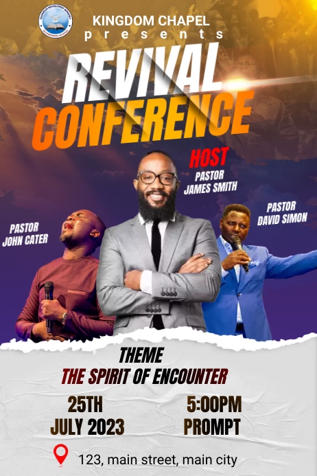 Church conference template | PosterMyWall