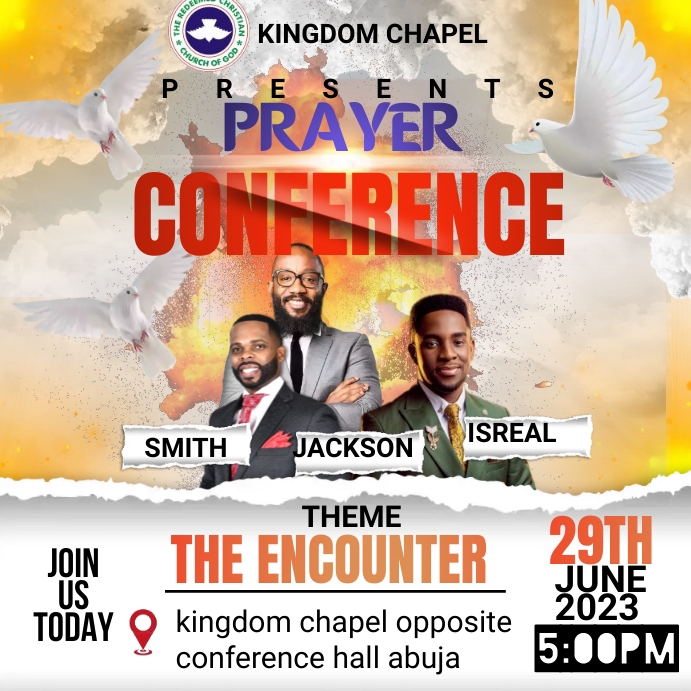 Church conference template | PosterMyWall