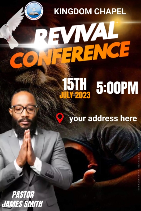 Church conference template | PosterMyWall
