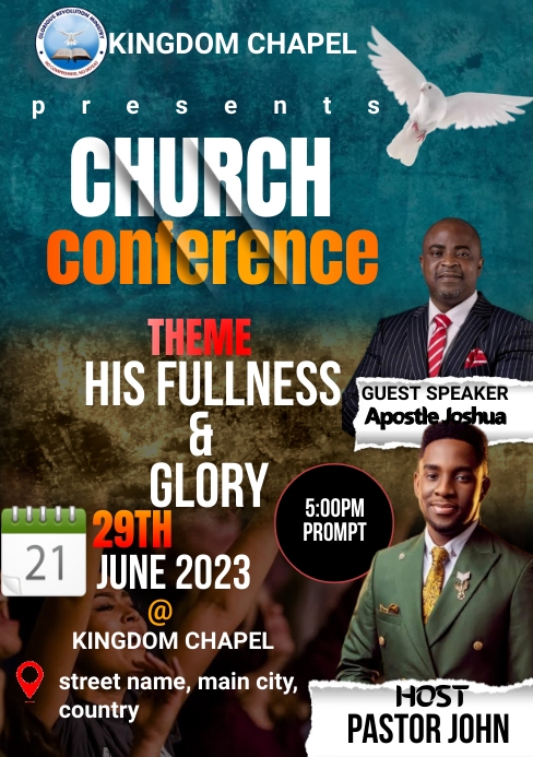 Church conference template | PosterMyWall